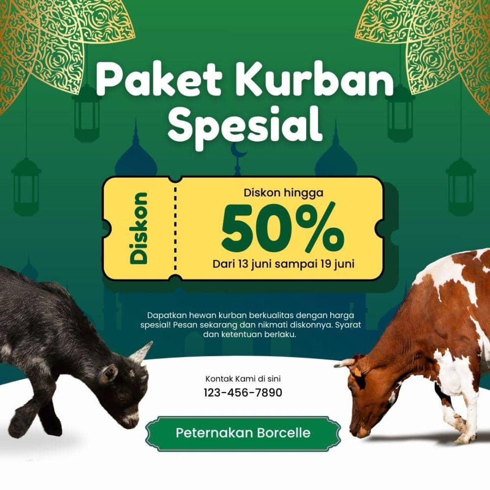 50 Poster Qurban 2025 Lengkap dengan Link Download | IDN Times