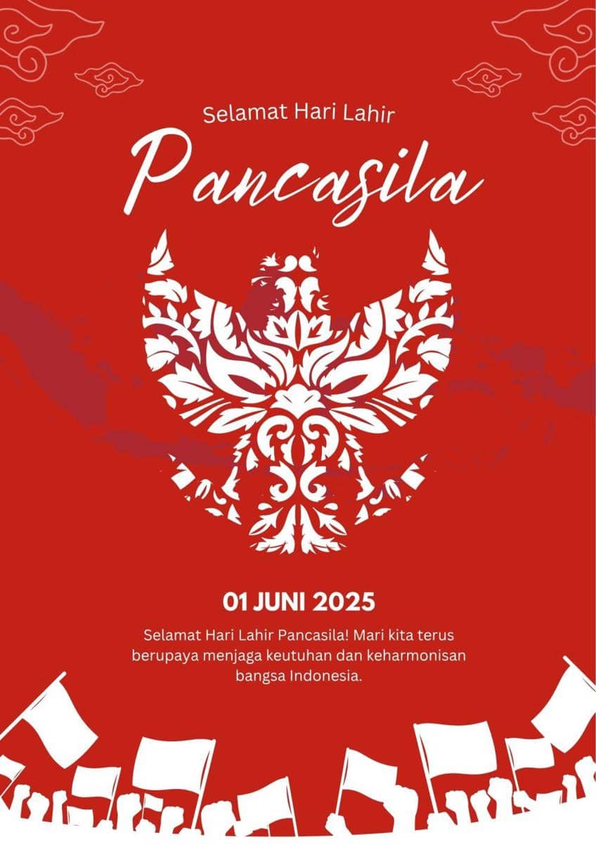 Poster Hari Lahir Pancasila 2025, Bisa untuk Sosial Media! | IDN Times