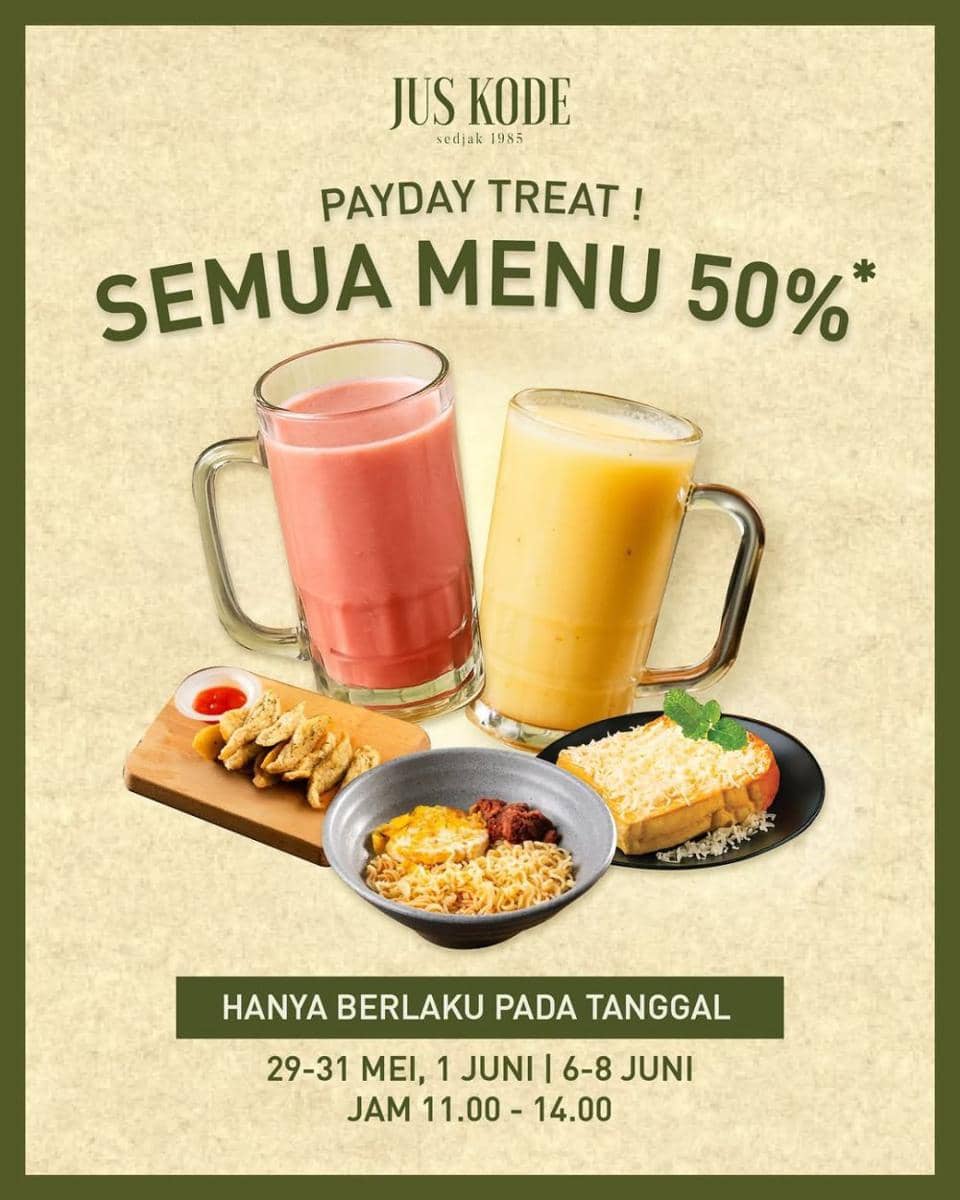 Catat 10 Promo Makanan dan Minuman Juni 2025 Ini! | IDN Times