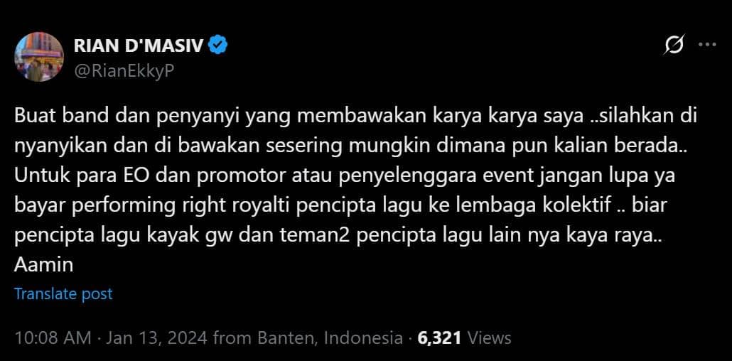 5 Musisi Perbolehkan Lagunya Dinyanyikan Tanpa Izin Langsung | IDN Times