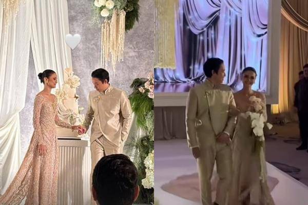 Potret Resepsi Pernikahan Amanda Rawles dan Adriel Susanteo di Jakarta | IDN Times