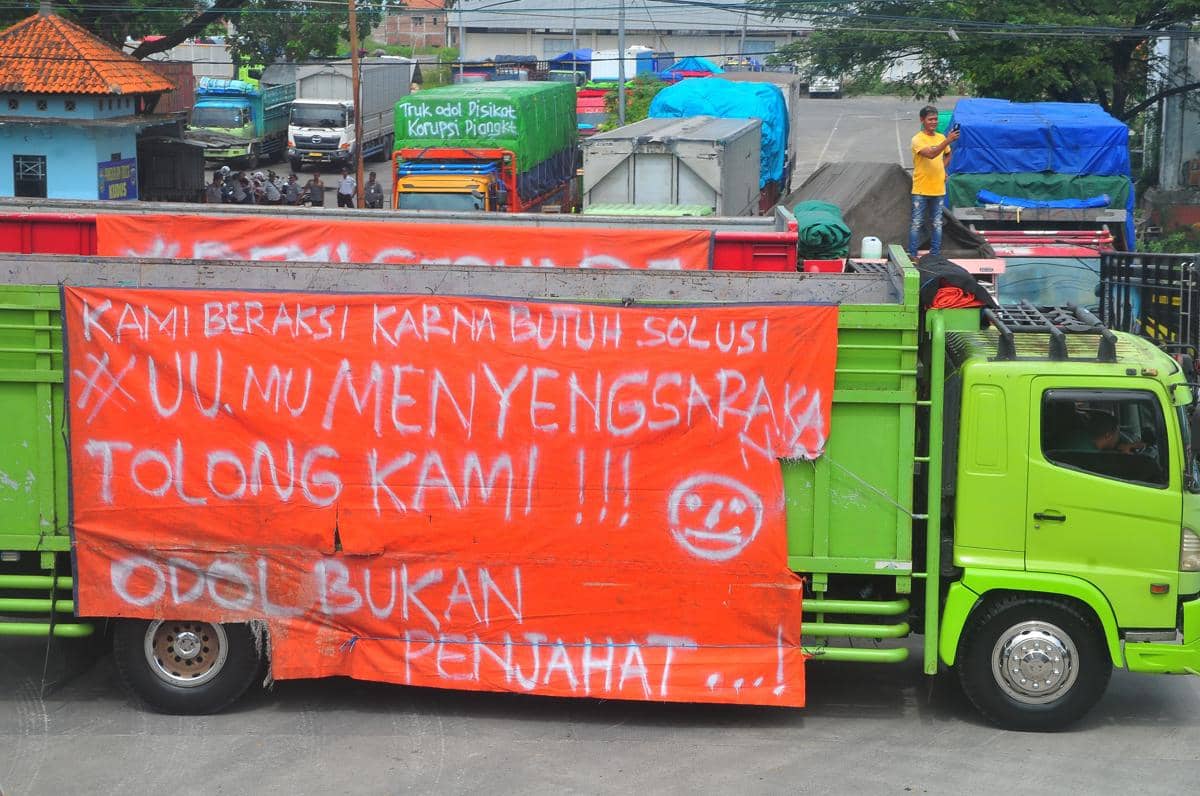 Fakta Demo Zero ODOL di Jateng: Yang Bisa Tersangka bukan Sopir Truk ...
