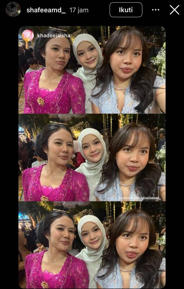 Potret Shafeea Ahmad di Acara Ngunduh Mantu Al Ghazali dan Alyssa | IDN ...