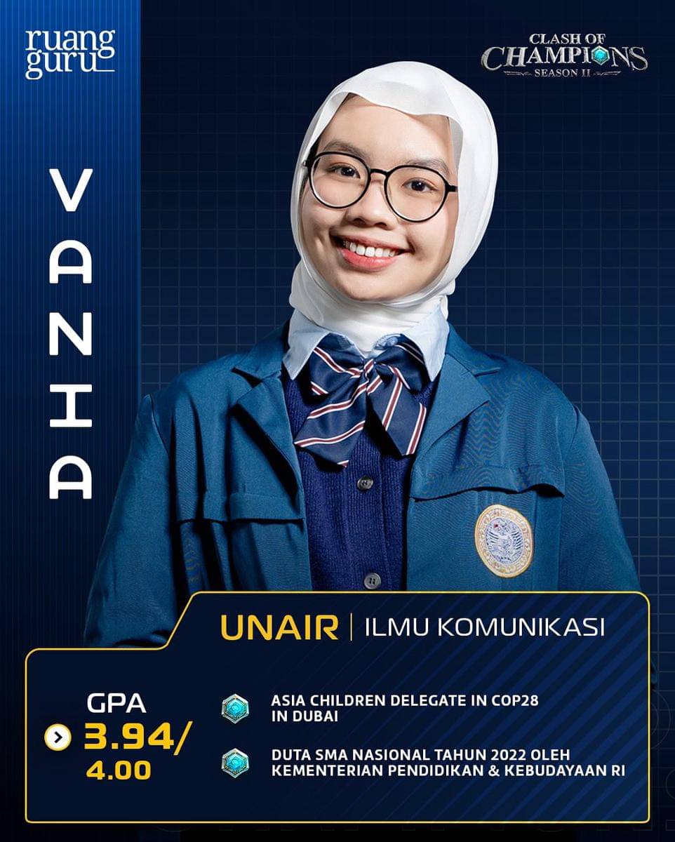 Biodata dan Profil Vania Winola Clash of Champions Season 2 | IDN Times