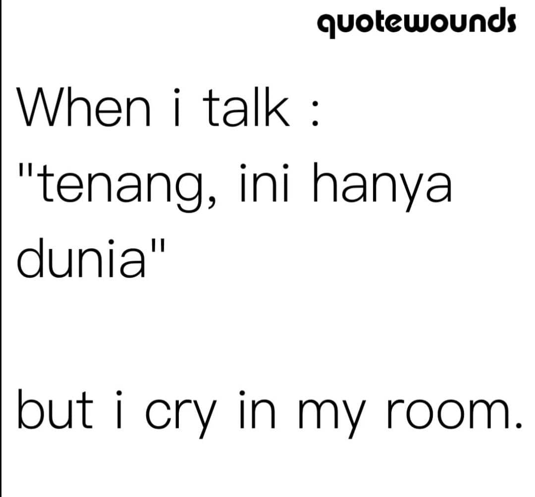 7 Meme Orang yang Sok Kuat Padahal Nangis Sendirian, Kasihan! | IDN Times