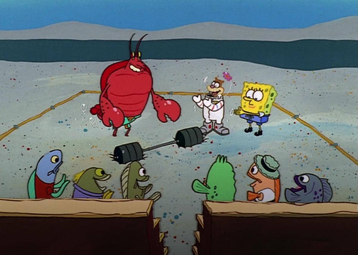 4 Pekerjaan Larry Lobster dalam SpongeBob SquarePants | IDN Times