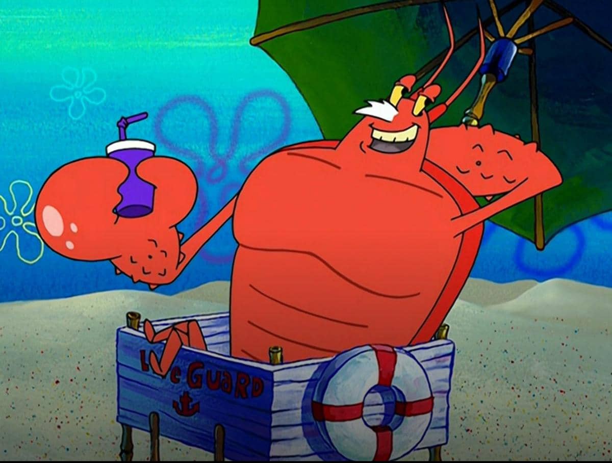 4 Pekerjaan Larry Lobster dalam SpongeBob SquarePants | IDN Times