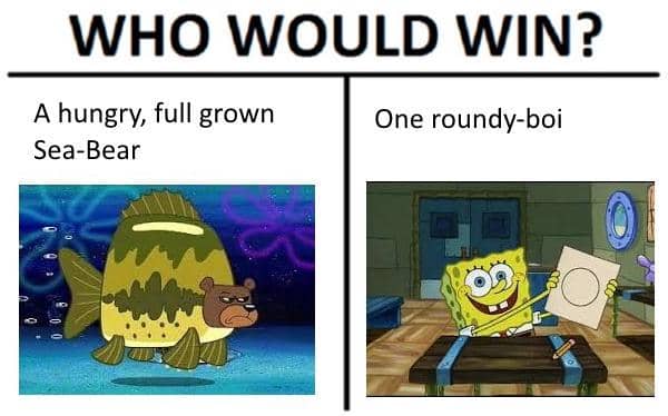 8 Meme Beruang Laut SpongeBob, Bikin Lingkaran biar Gak Diterkam! | IDN ...
