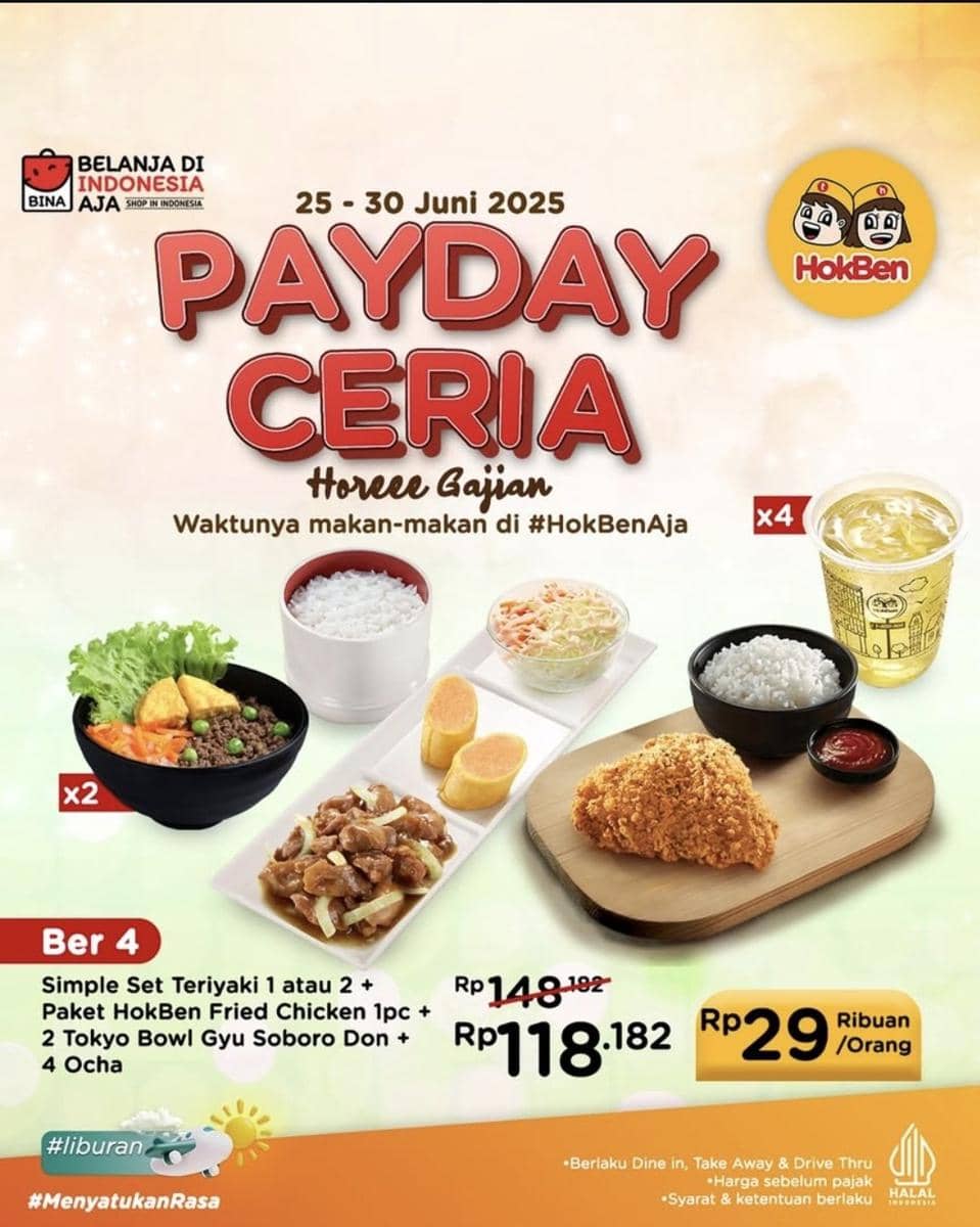 10 Promo Makanan dan Minuman Gajian Juni 2025 | IDN Times