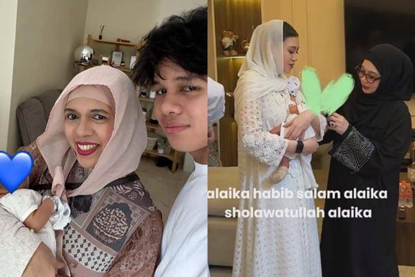 Potret Keluarga di Akikah Baby Arash, Anak Thariq dan Aaliyah | IDN Times