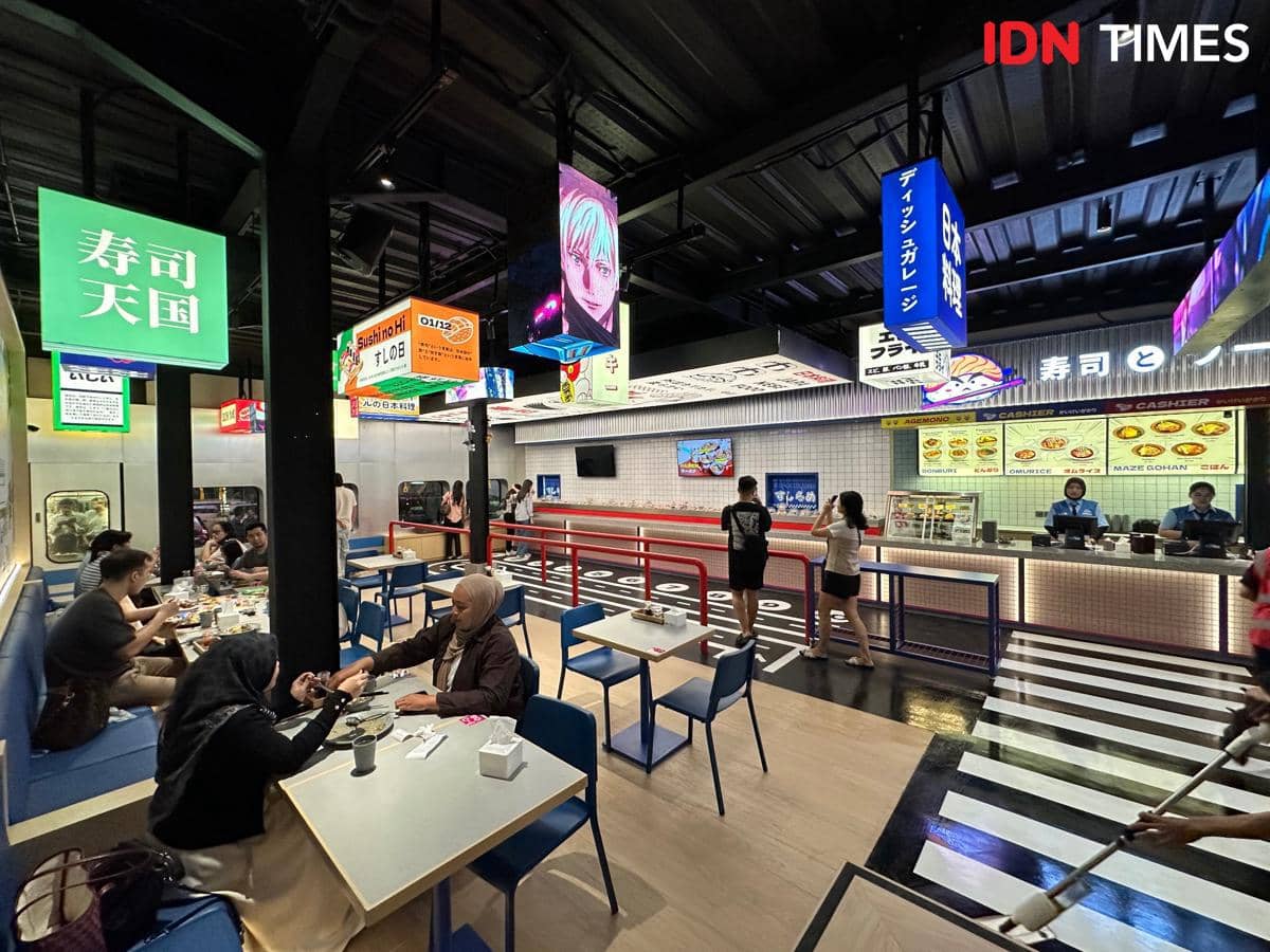 Pertama di Indonesia, Resto Sushi di Solo Dikemas Seperti Stasiun ...