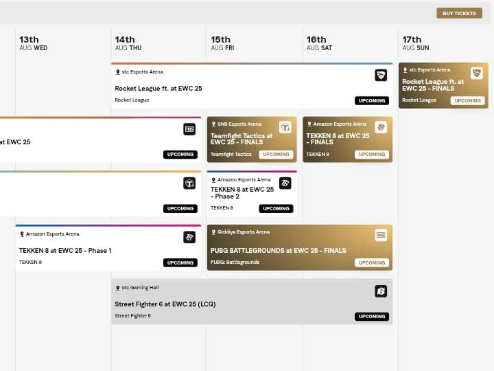 Jadwal Lengkap EWC 2025: Turnamen 21 Game Selama 7 Minggu | IDN Times