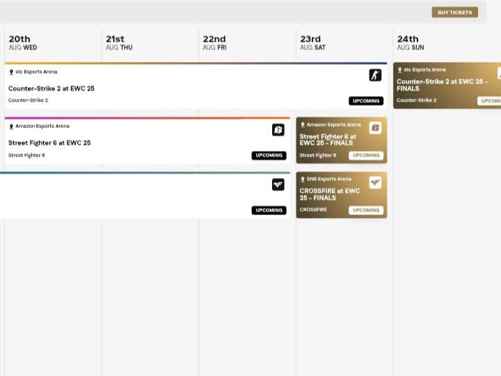 Jadwal Lengkap EWC 2025: Turnamen 21 Game Selama 7 Minggu | IDN Times