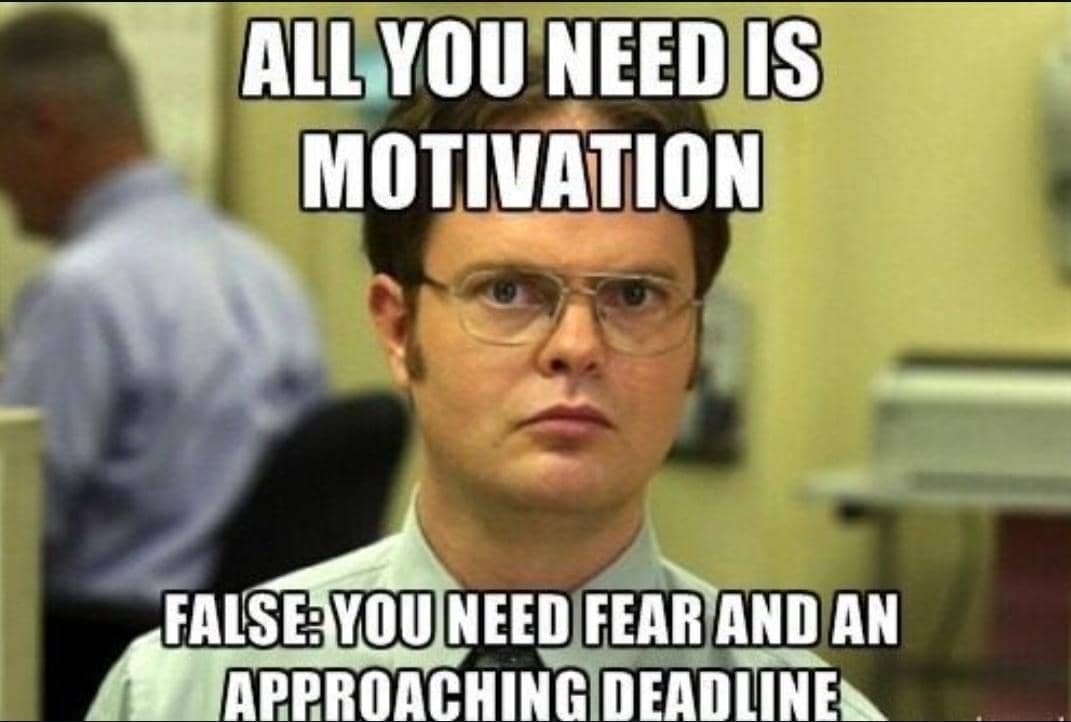 Meme Dikejar Deadline | IDN Times