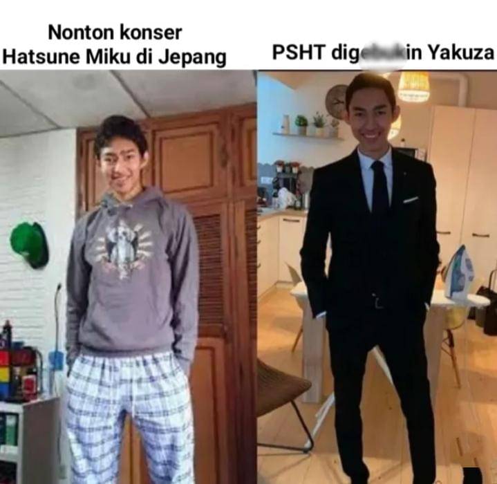 Meme Organisasi PSHT yang Ngerusuh di Jepang | IDN Times