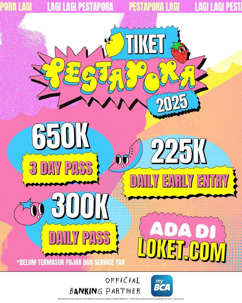 Harga Tiket Pestapora 2025 dan Cara Belinya, Resmi Dirilis! | IDN Times