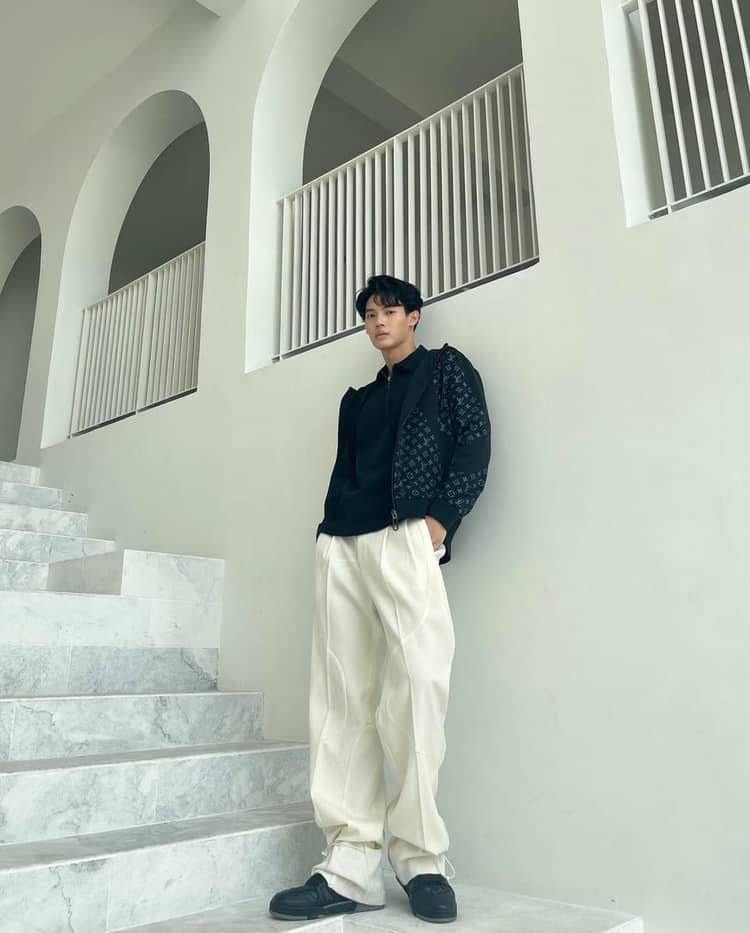 7 Inspirasi Styling White Pants ala Aktor Win Metawin, Preppy Fresh! | IDN Times