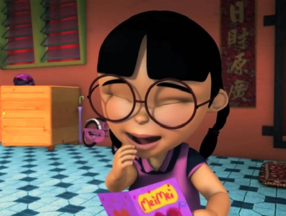 7 Alasan Mei Mei Jadi Karakter yang Likeable di Serial Upin & Ipin ...
