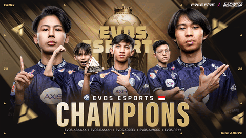 EVOS Divine Bawa Trofi Juara Dunia Esports World Cup: Free Fire 2025 ...