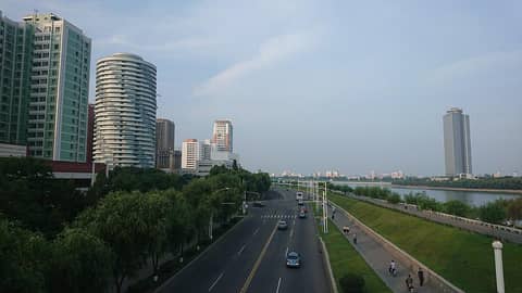 Mirae Scientists Street, Jalanan Futuristik di Ibu Kota Korea Utara ...