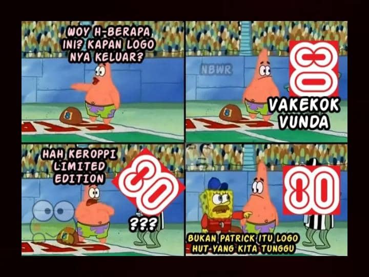 Meme Logo HUT ke-80 RI | IDN Times