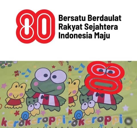Meme Logo HUT ke-80 RI | IDN Times