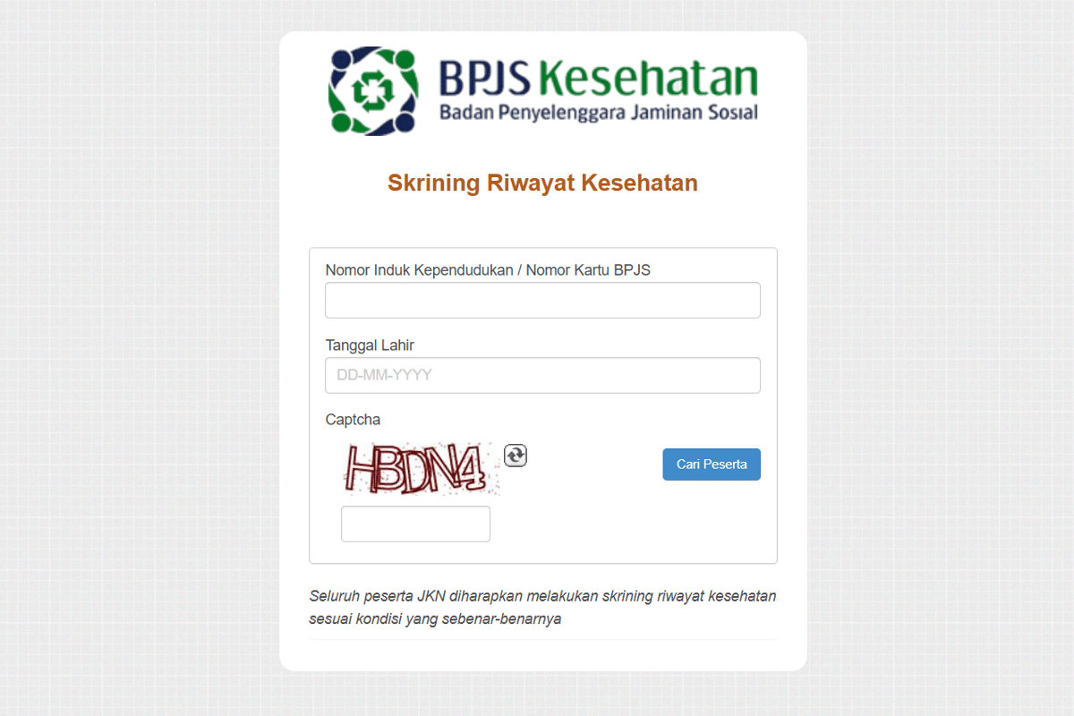 2 Cara Skrining BPJS Kesehatan secara Online | IDN Times