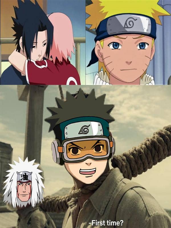 8 Meme Kocak Tim 7 Naruto, Kenapa Ada Zoro Nyasar, hei? | IDN Times