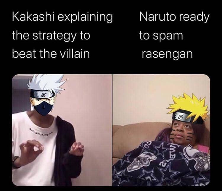8 Meme Kocak Tim 7 Naruto, Kenapa Ada Zoro Nyasar, hei? | IDN Times
