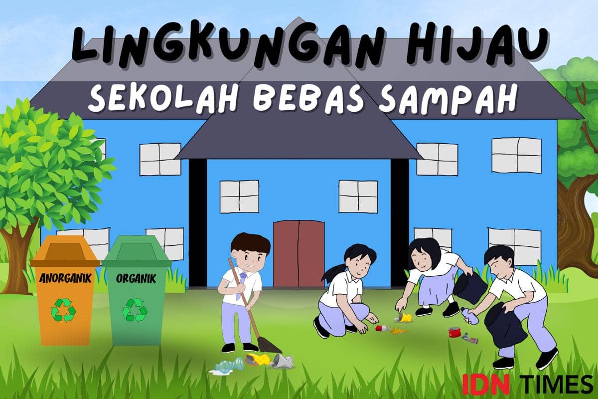 [MADING] Sekolah Tanpa Sampah | IDN Times