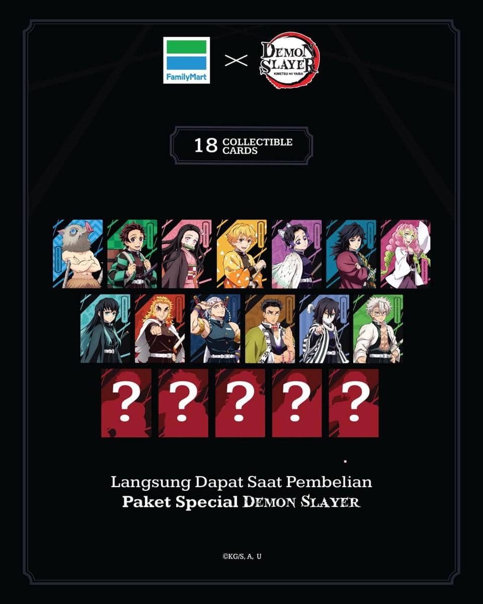 Daftar Karakter Kimetsu no Yaiba di Merch Kolaborasi FamilyMart ...