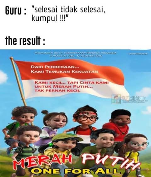 Meme Film Merah Putih One for All | IDN Times