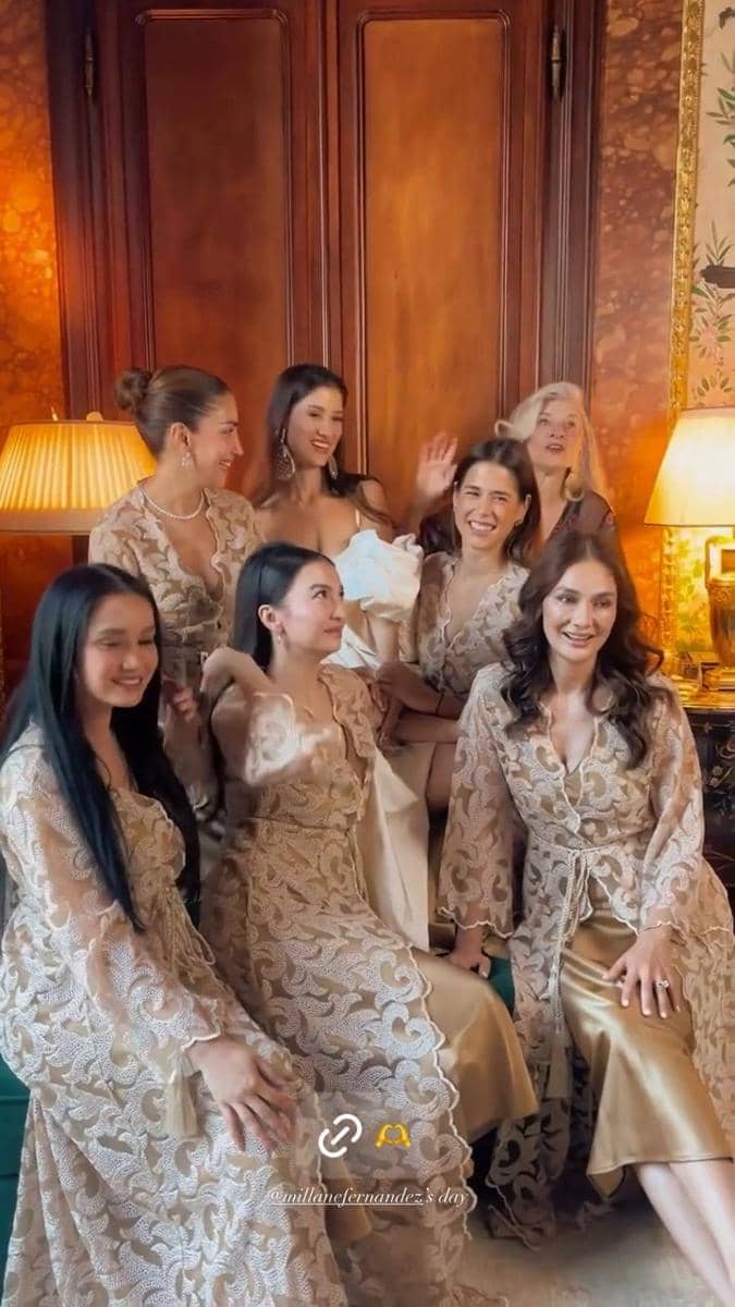 9 Penampilan Luna Maya Jadi Bridesmaid Millane Fernandez, Glam Pink! | IDN Times