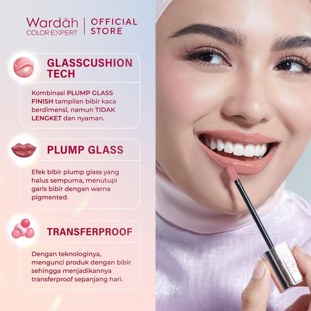 Daftar Lengkap Shade Wardah Glasting Lip Liquid Terbaru | IDN Times