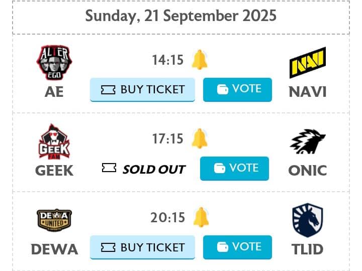 Jadwal MPL ID S16 Minggu 5, Laga Seru Hadir 19–21 September | IDN Times