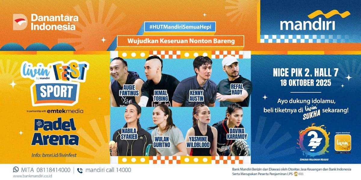 Dari Konser Musik sampai Sport Fest, Livin' Fest 2025 Bakal Seru Abis ...