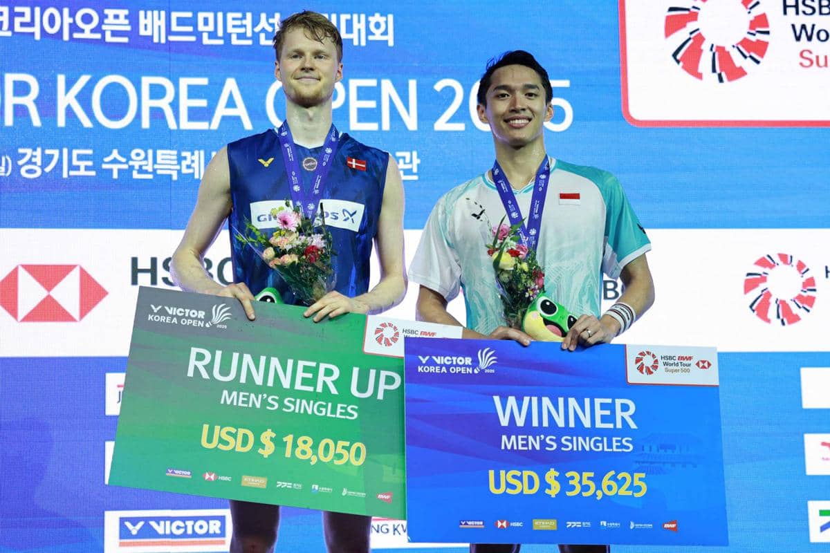 Jadi Juara Korea Open 2025, Jonatan Christie: Ini Sangat Berarti | IDN Times