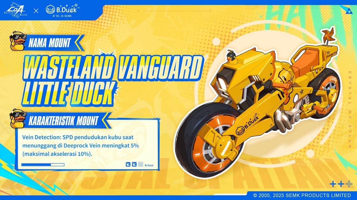 Kolaborasi Crystal of Atlan x B Duck Resmi Rilis! | Duniaku.com