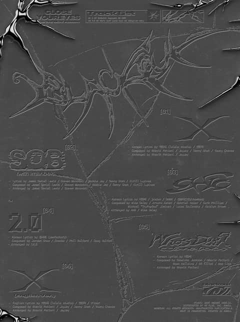Tracklist Album blackout dari CLOSE YOUR EYES, Gaet Imanbek | IDN Times