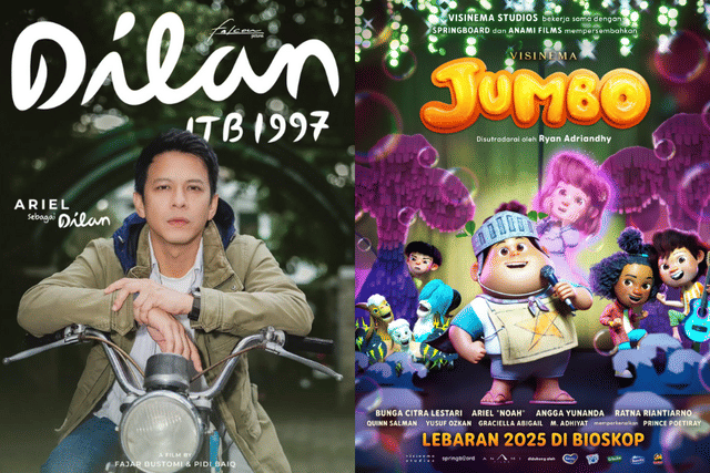 5 Film Dibintangi Ariel NOAH, Ada Dilan ITB 1997 dan Dilan Amsterdam ...