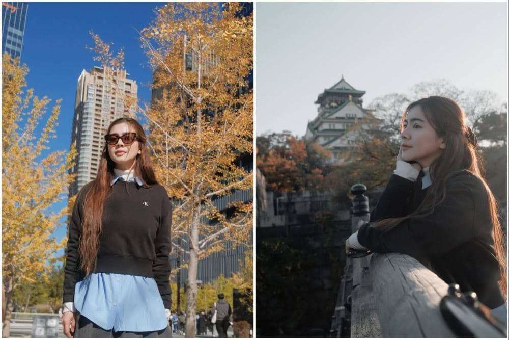 10 Potret Felicya Angelista Liburan ke Jepang di Akhir Musim Gugur ...