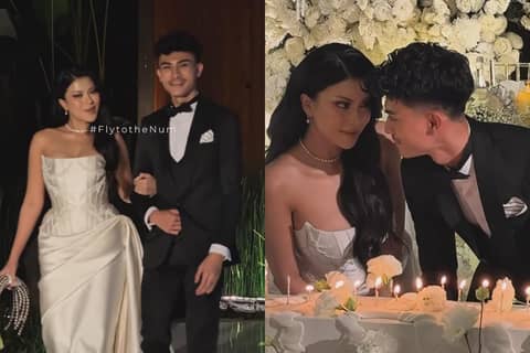 7 Potret Resepsi Pernikahan Hanum Mega dan Rafly Febian | IDN Times