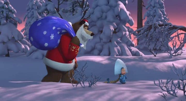 7 Episode Masha and The Bear tentang Natal, Cocok Ditonton bareng Anak ...