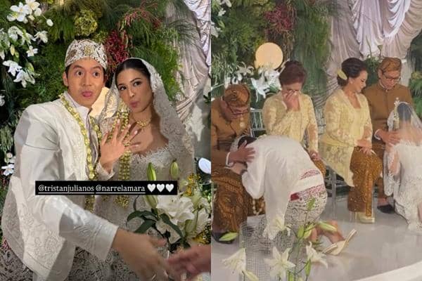 7 Potret Pernikahan Tristan Juliano, Addie MS dan Memes Mantu! | IDN Times