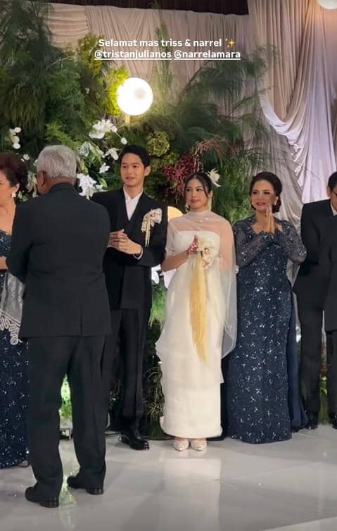 7 Potret Resepsi Pernikahan Tristan Juliano dan Narrel Amara | IDN Times