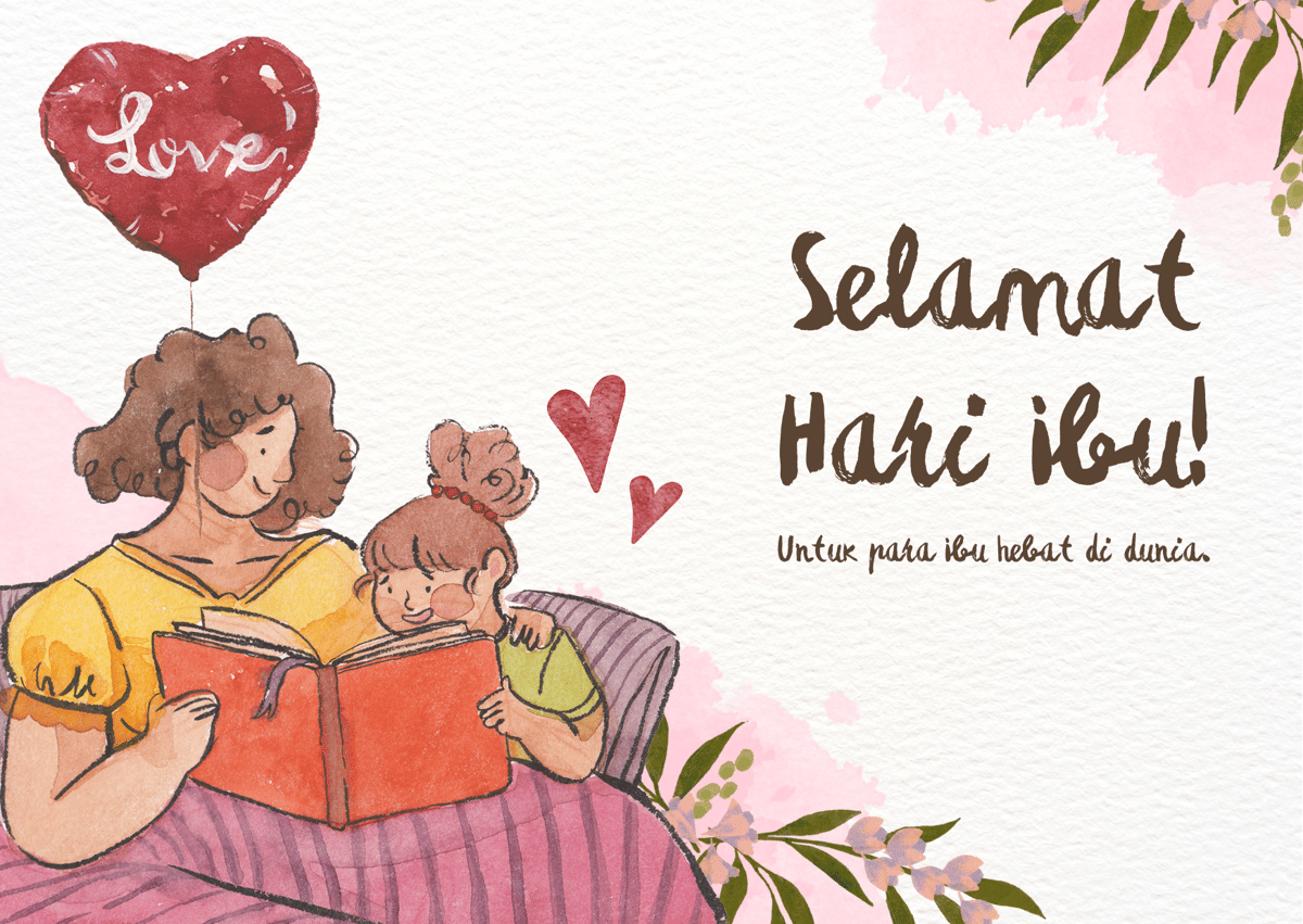 50 Kartu Ucapan Hari Ibu 2025 yang Estetik, Menarik, dan Bermakna | IDN Times