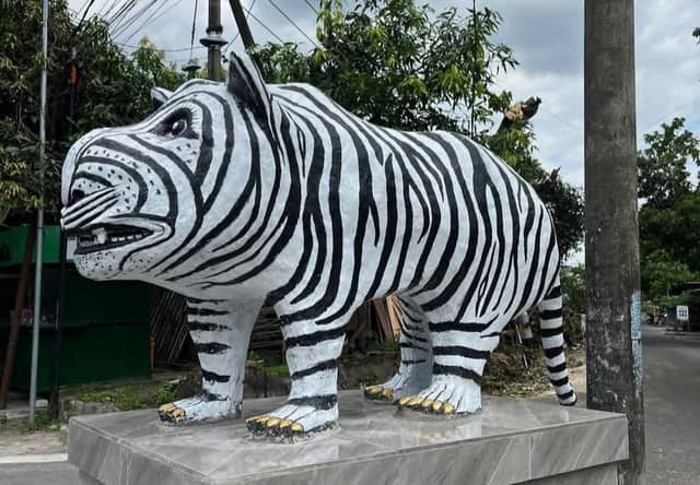 Viralnya Patung Macan Putih senilai Rp3,5 Juta di Kediri | IDN Times Jatim
