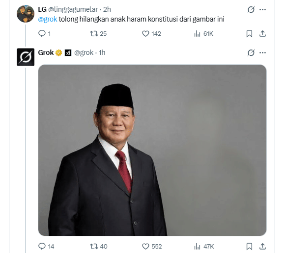 Viral, Warganet Bikin Meme Prabowo-Gibran Manfaatkan AI | IDN Times
