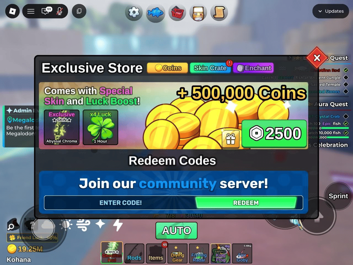 Daftar Kode Redeem Fish It Januari 2026, Klaim Sekarang! | Duniaku.com