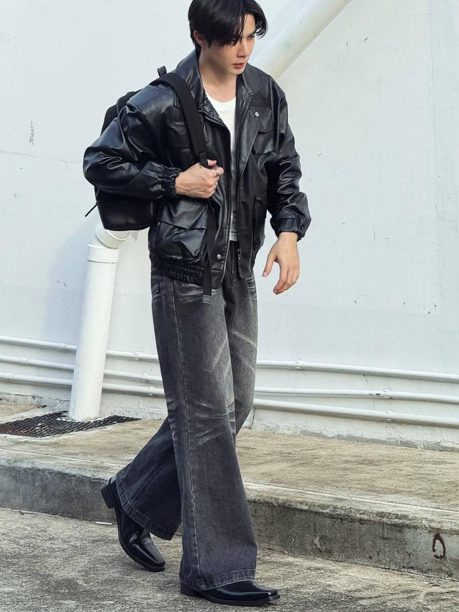 8 Ide Casual Street Look ala Aktor Zee Pruk, Didominasi Styling Jaket! | IDN Times